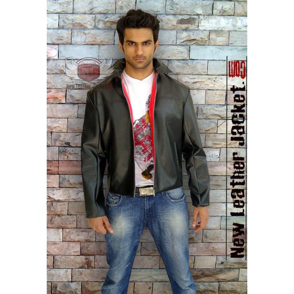 Layer Cake Black Leather Jacket